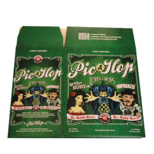 F Flute Litho Offset Full Printed Bottom Snap Locked Corrugated Box - A ...